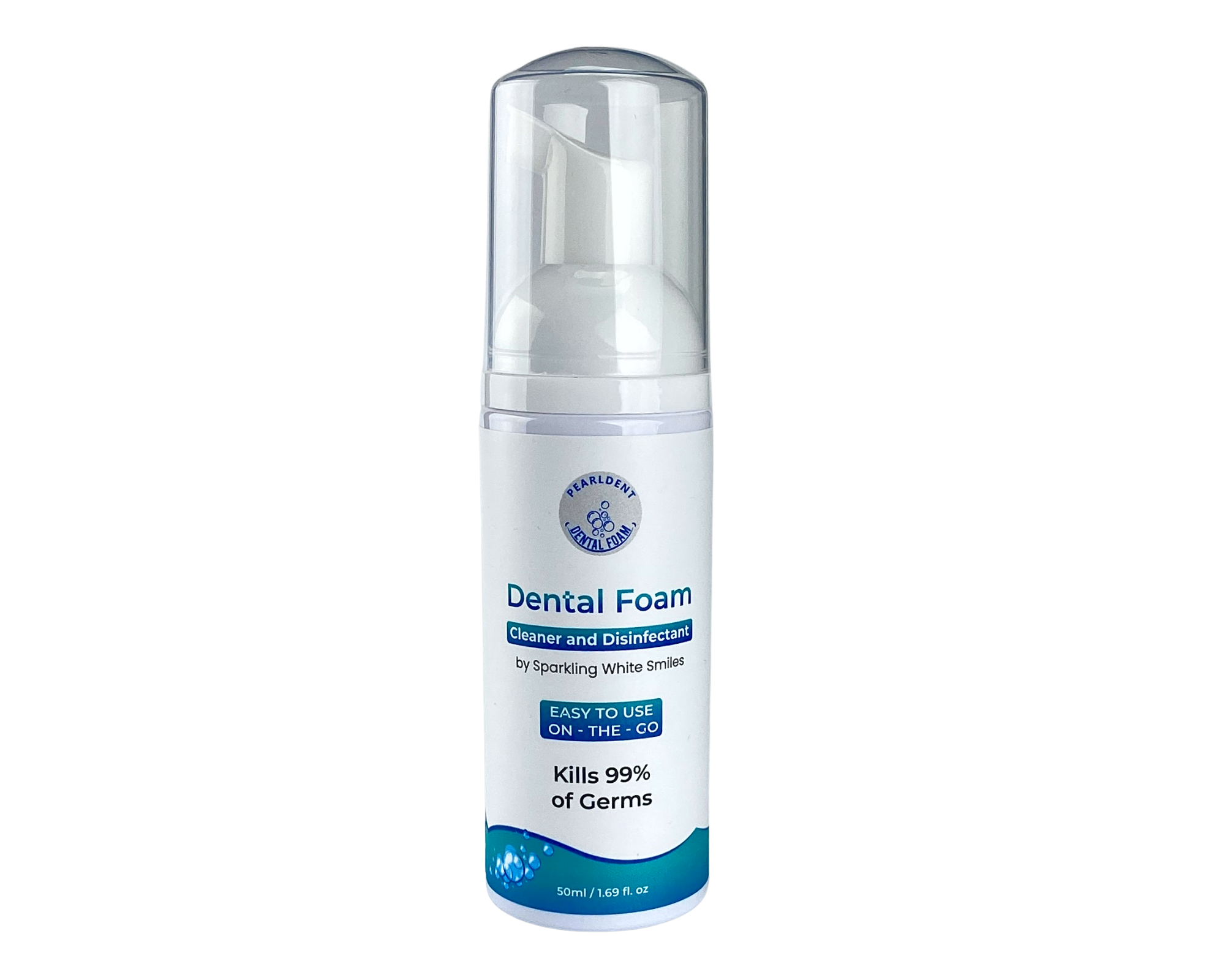 Pearldent Dental Foam - Cleans and Sterilizes Removable Dental and Ort